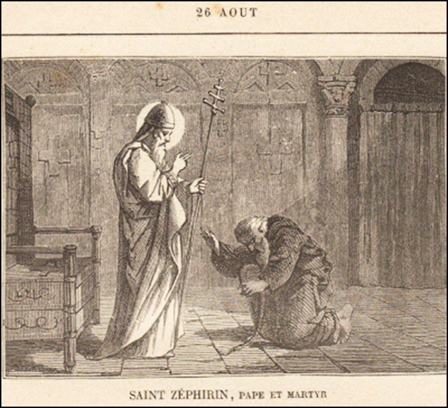 Mercredi 26 août 2020 – De la férie - Saint Zéphyrin, Pape et Martyr ...