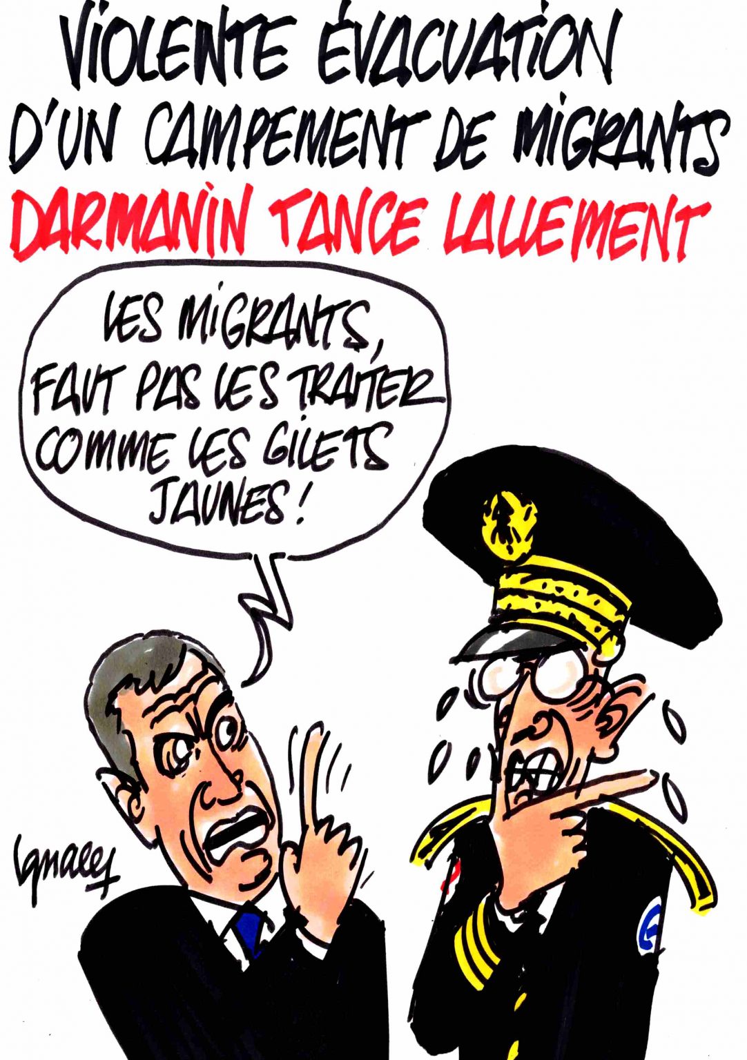 Ignace - Darmanin tance le préfet Lallement - medias-presse.info