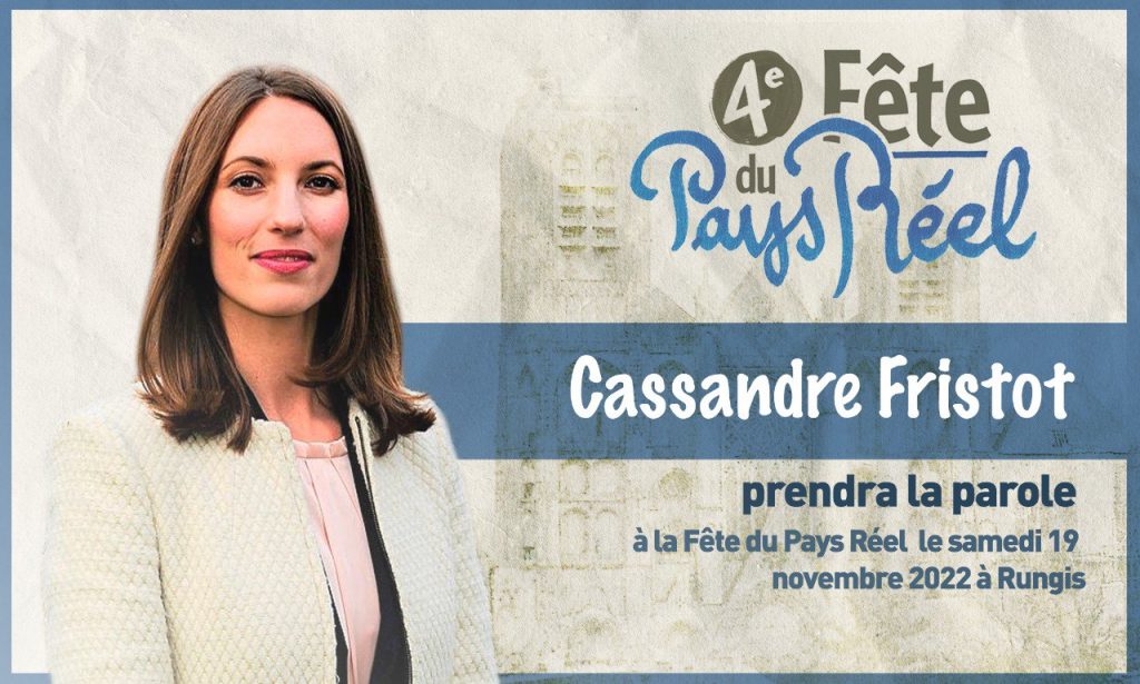 Cassandre Fristot prendra la parole à la Fête du Pays Réel le 19 ...